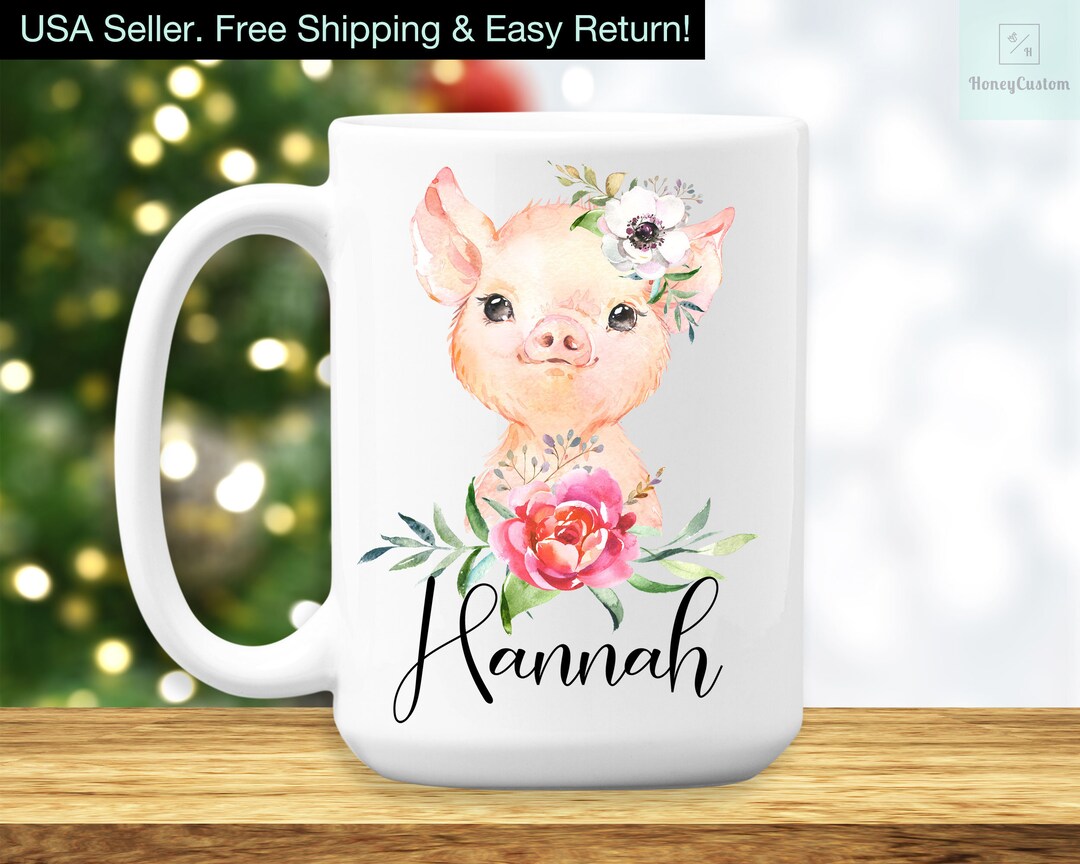 Piglet Mug - Piglet Coffee Mug - Cute Piglet Gifts - Piglet Lover Gifts ...