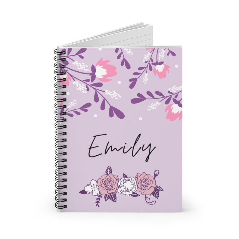 Personalized Spiral Notebook Custom Name Spiral Notebook | Etsy