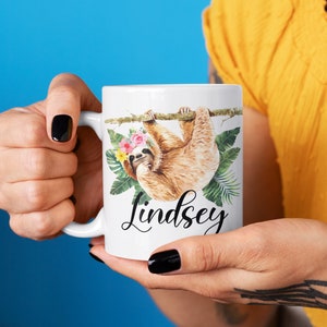 Sloth Mug - Birthday Gift for Girls - Sloth Gifts for Her - Sloth ...