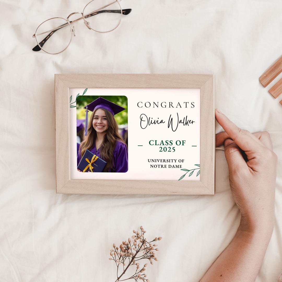 Graduation Gift 2025 Personalized Graduation Photo Frame Custom ...