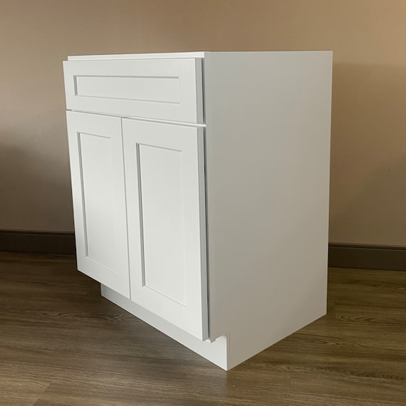 27 Inch Bathroom Vanity Single Sink Vanity Dove White Shaker - Etsy