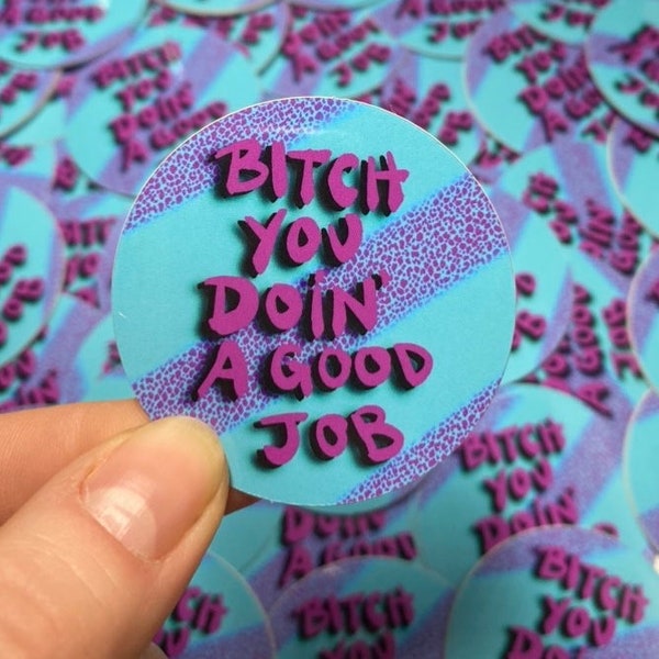 Good Job Stickers - Etsy