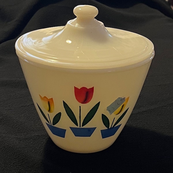 Fire King Tulip - Etsy