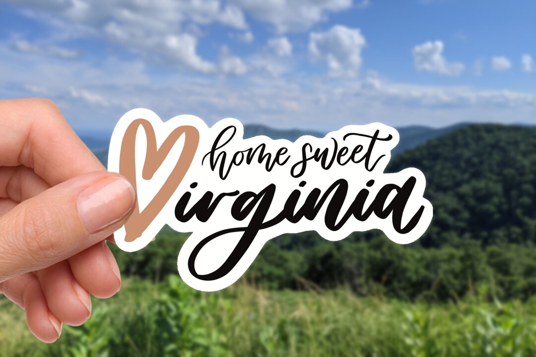 Virginia Sticker, VA is for Lovers, Virginia State Gifts, VA State ...