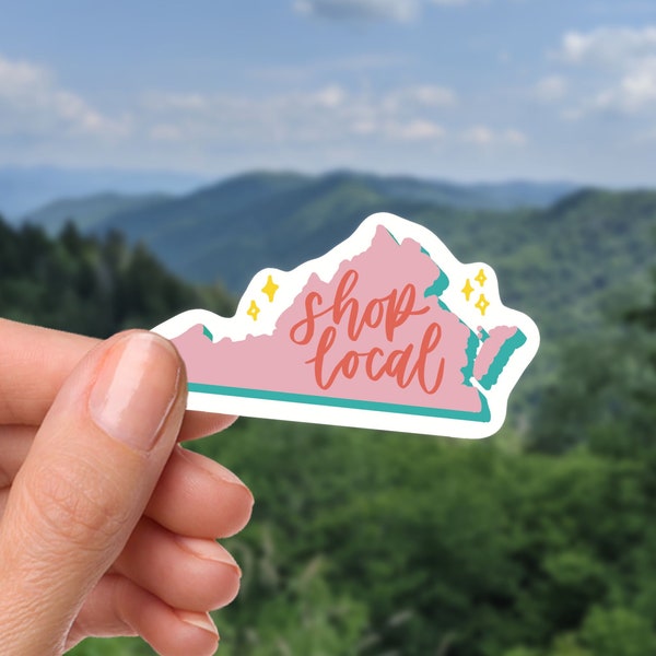 Shop Local Stickers - Etsy