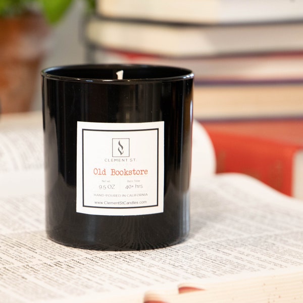 Book Scented Candle - Etsy