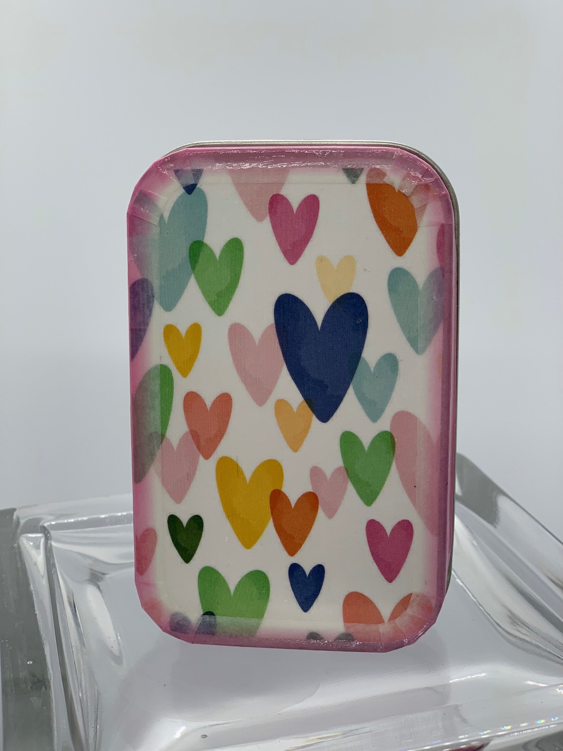 Affirmation Box With 21 Affirmation Cards, Hearts, Colorful Choose Blue ...