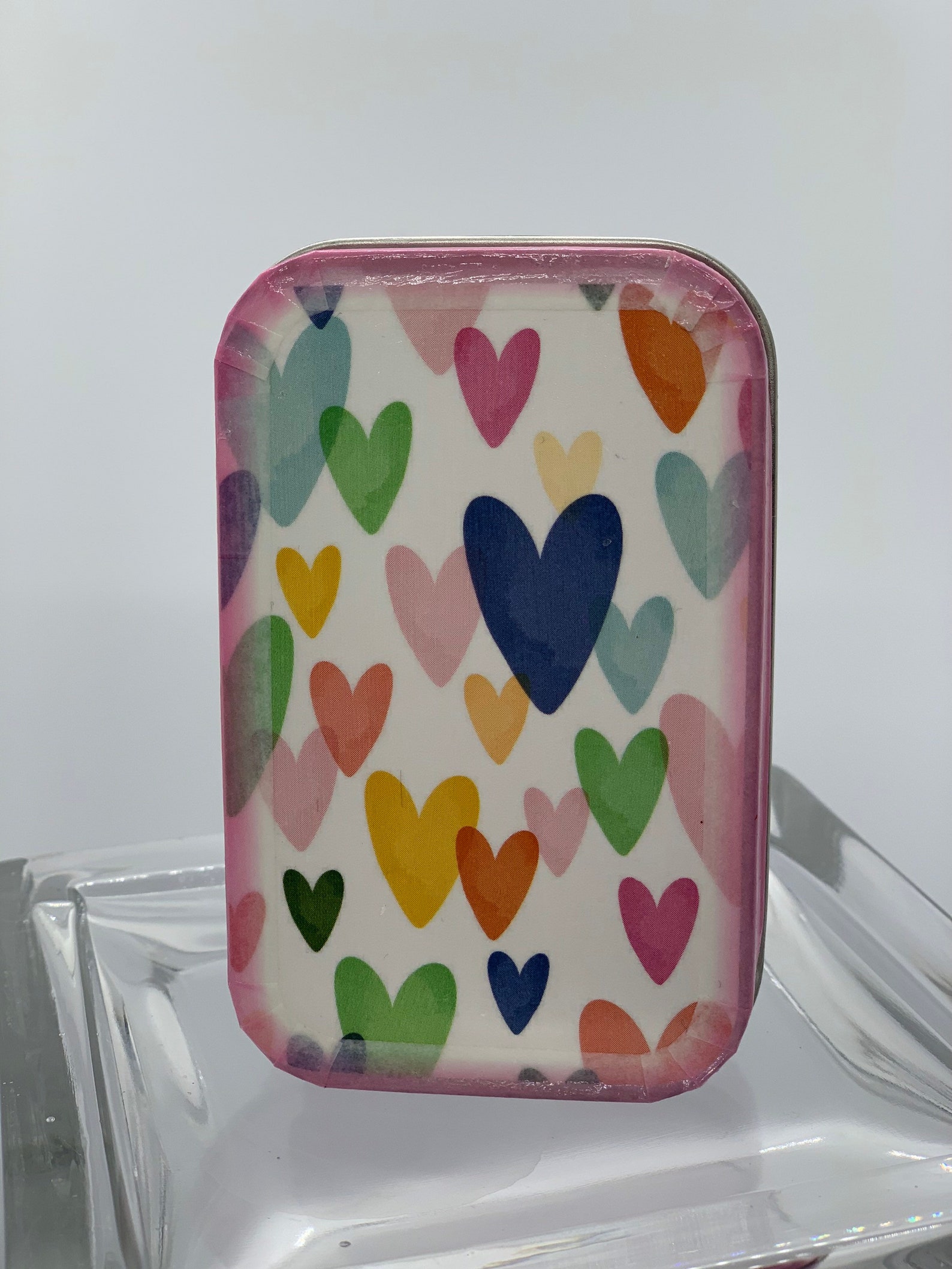 Affirmation Box With 21 Affirmation Cards, Hearts, Colorful - Choose ...