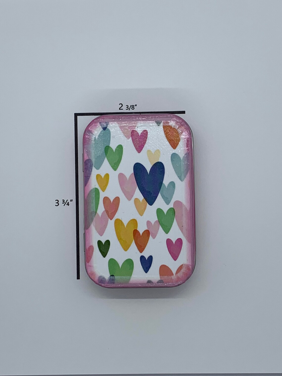 Affirmation Box With 21 Affirmation Cards, Hearts, Colorful Choose Blue ...