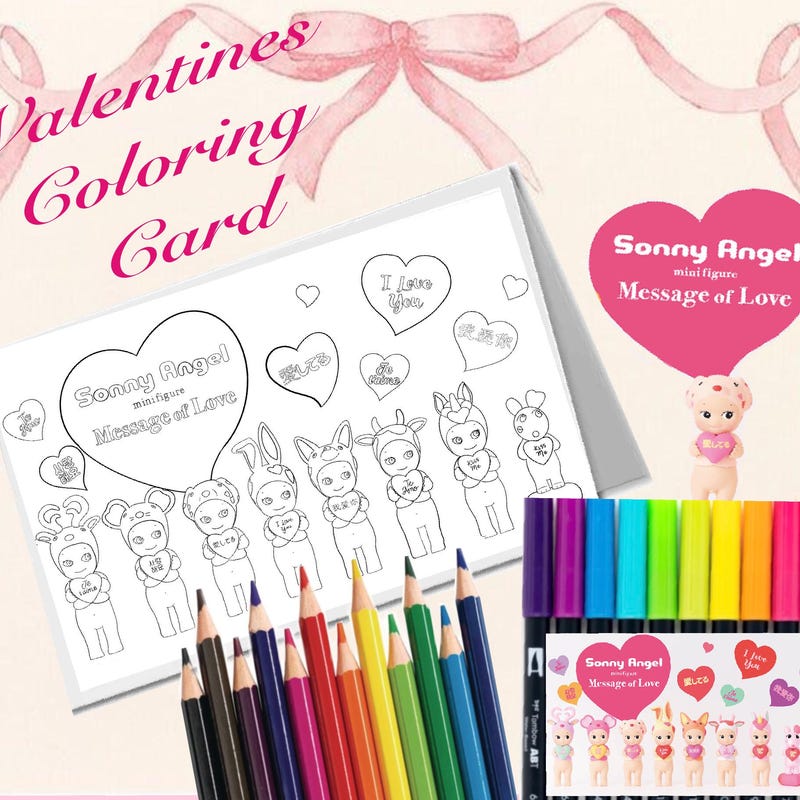 Sonny Angel Coloring Pages - Etsy