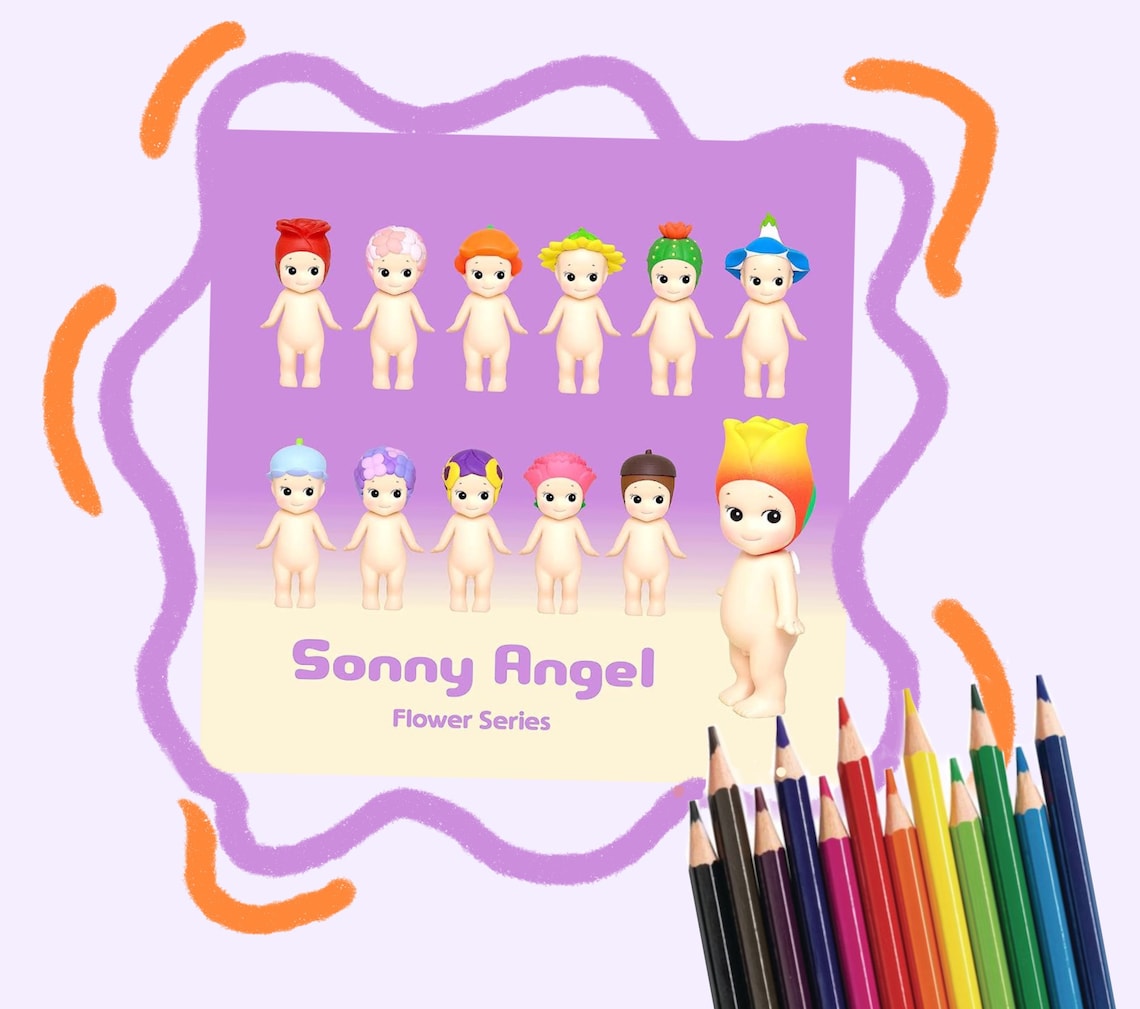 Sonny Angel, Coloring Sheet, Poster, Kawaii, Digital Download PDF - Etsy