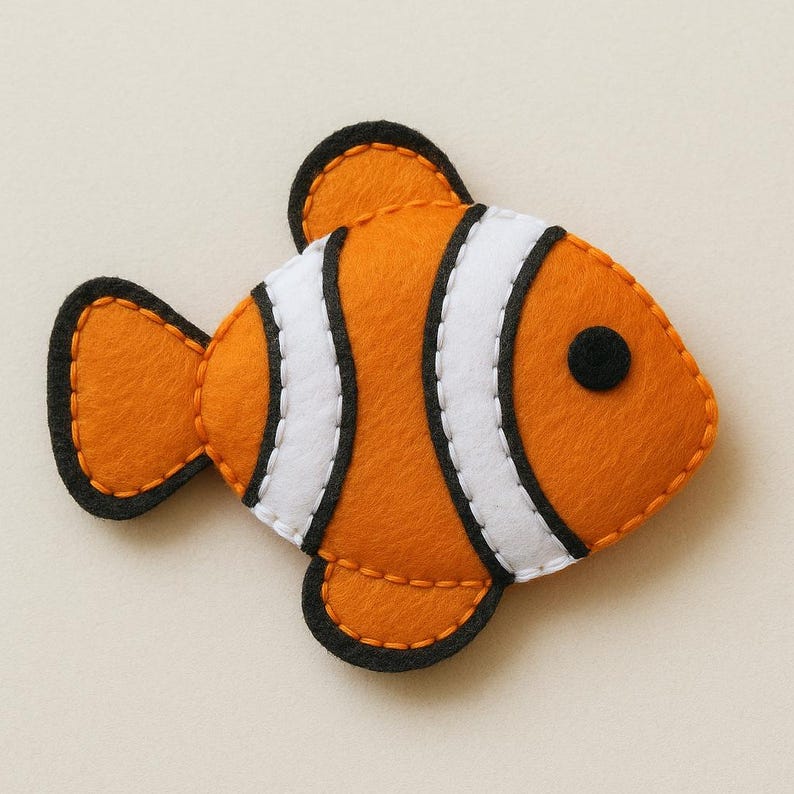 DIY Felt Pattern PDF Bring the Magic of the Ocean Into Your Craft ...