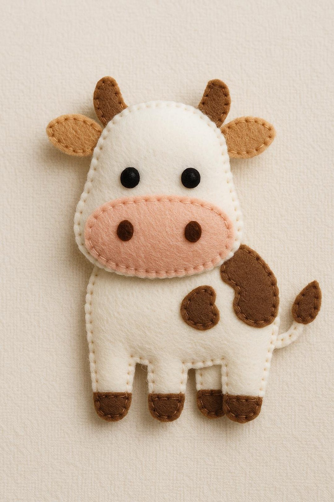 Tutorial en PDF para hacer una vaca de fieltro + Patrón - Etsy México