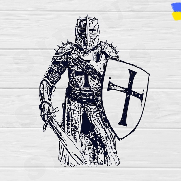 Knights Templar Svg - Etsy