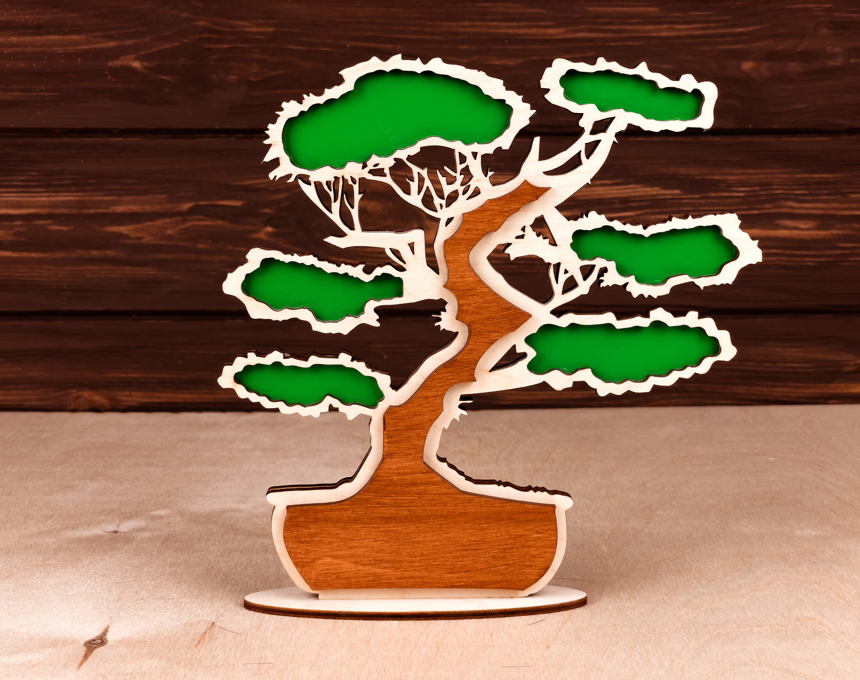 Bonsai Tree Laser Cut File. 3D Tree SVG Multilayer Tree Laser - Etsy UK