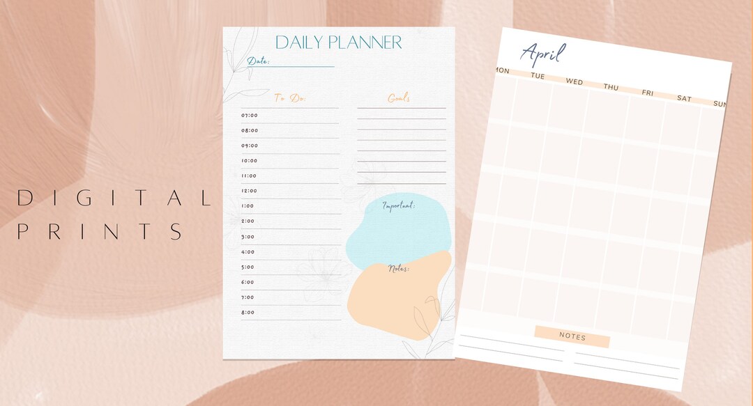 Daily Planner Printable, Daily to Do List for Work/personal Life ...