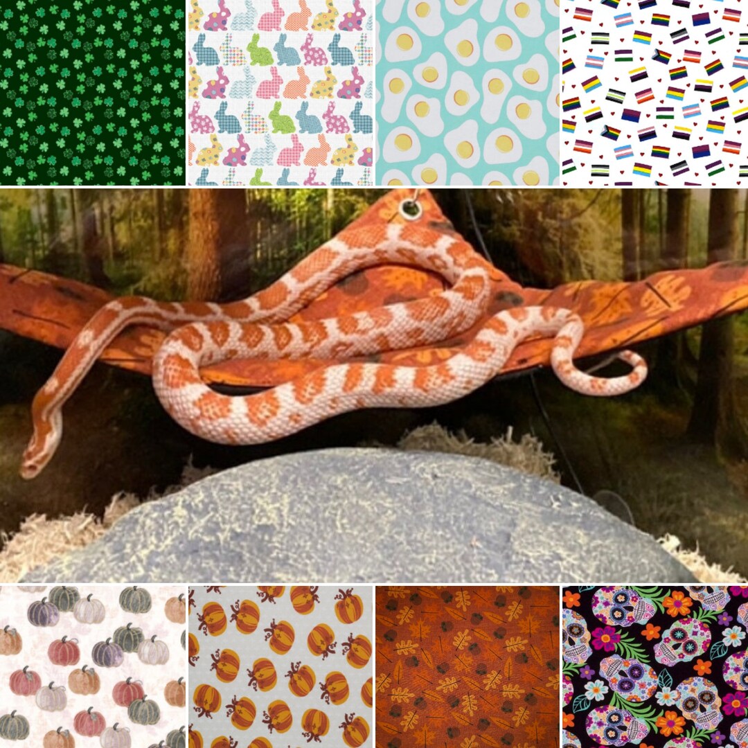 Fall, Autumnal, Easter, and Pride Reinforced Reptile/rodent Hammocks-20 ...
