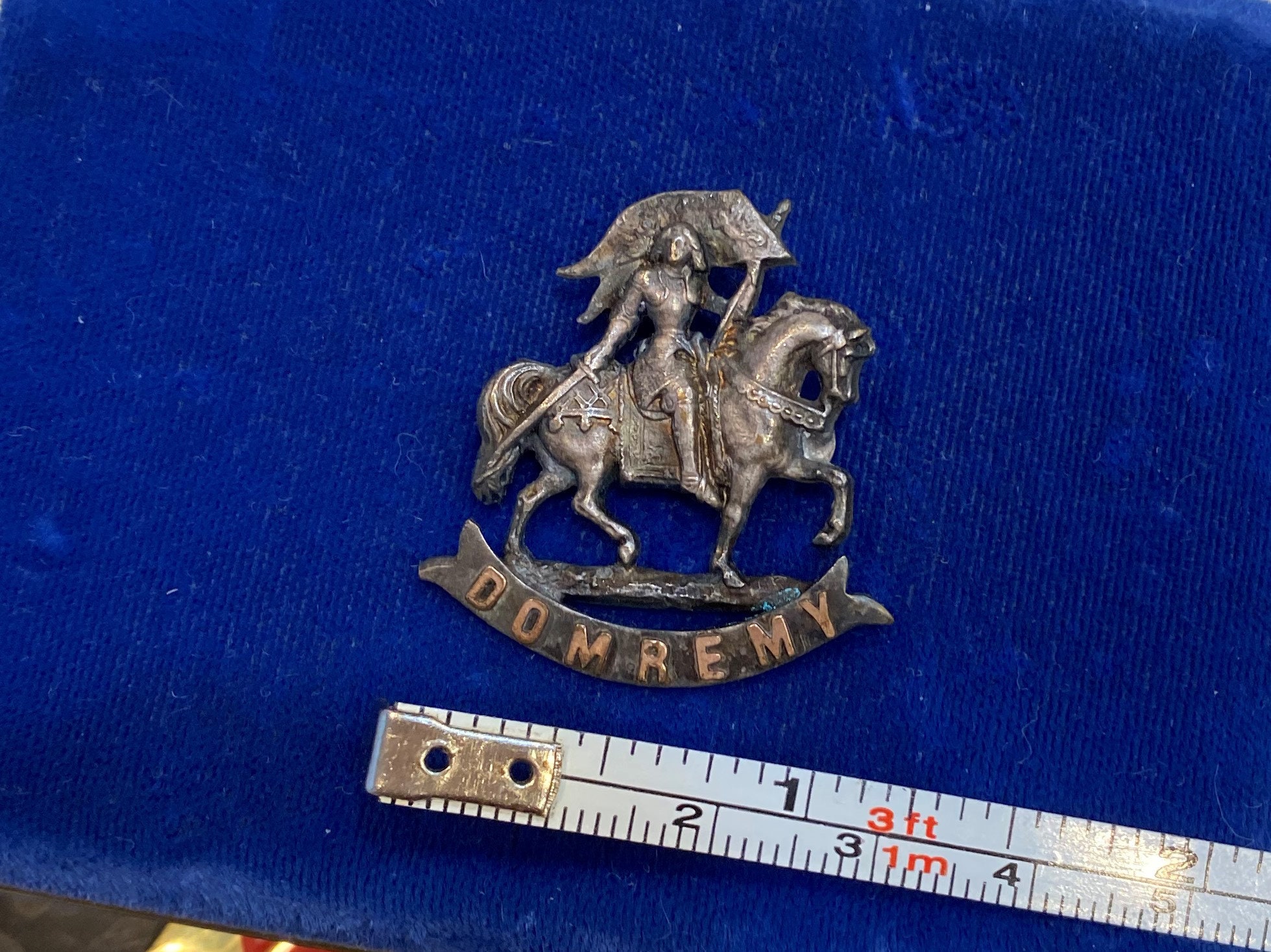 Antique St. Joan of Arc Jewelry Pin, French Art Nouveau Joan of Arc ...