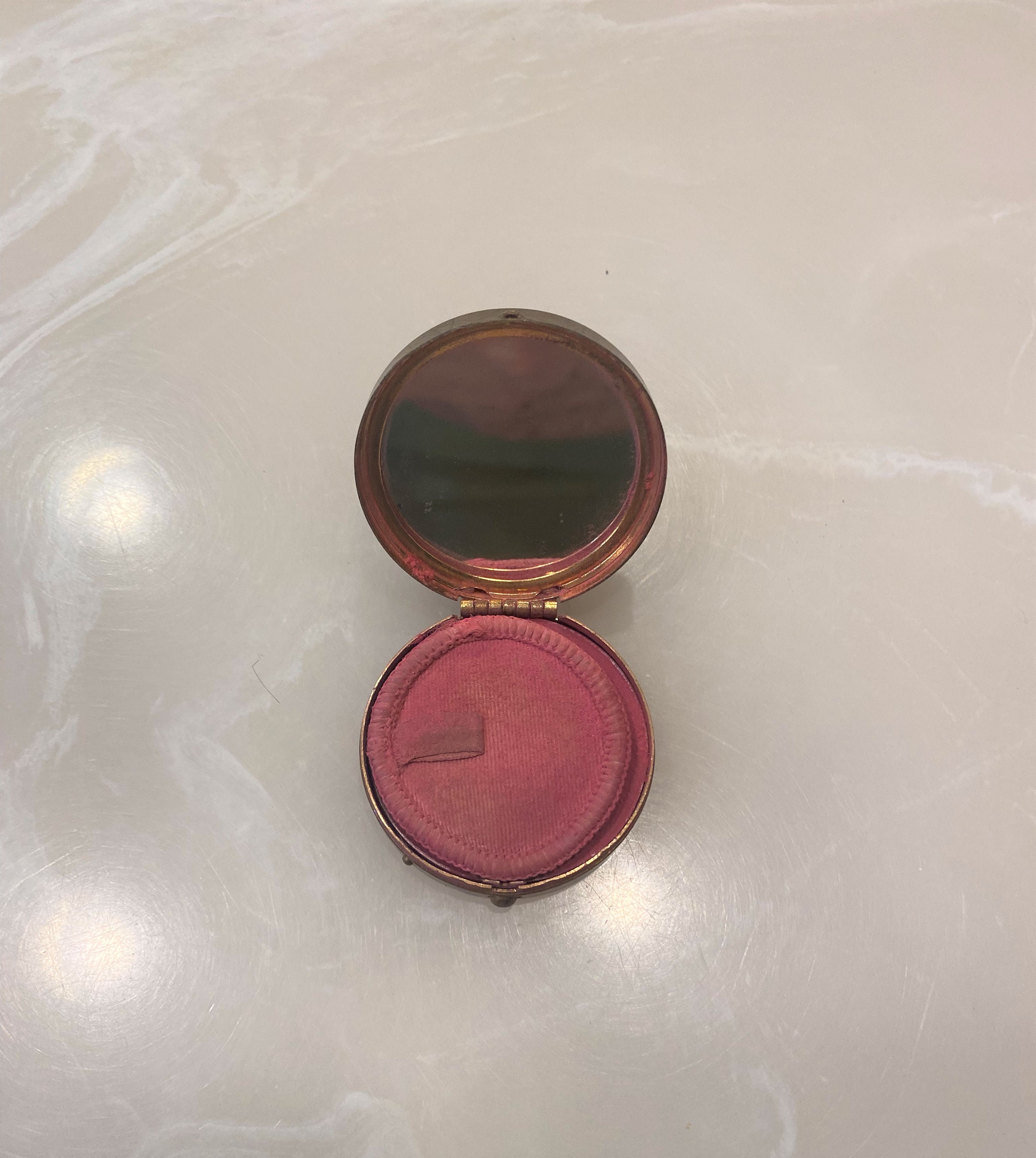 Colgate & Co. Powder Blush Compact Mirror Vintage Compact Vintage Brass ...