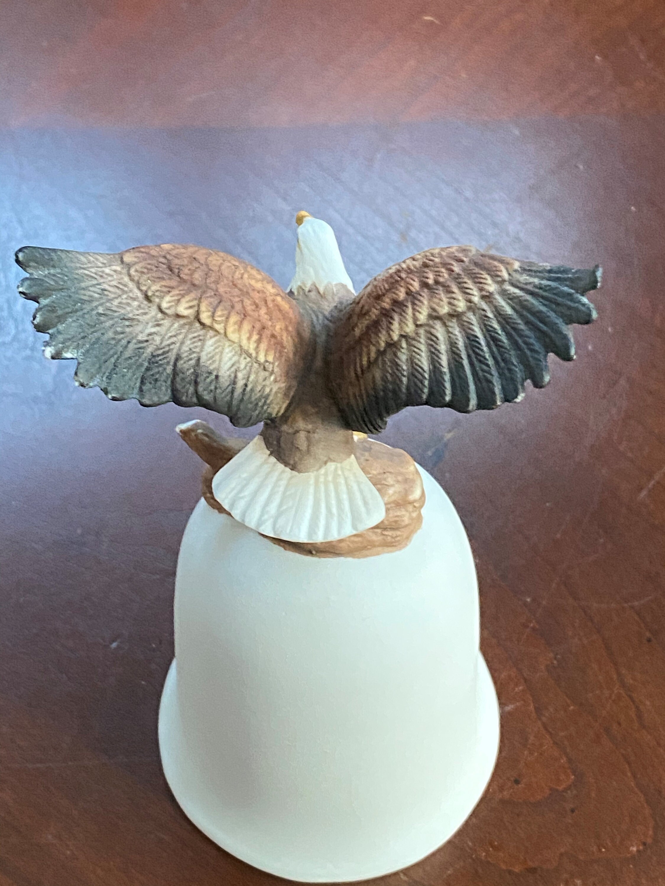 Ceramic Eagle Bell, Bald Eagle Bell, USA Collectible Figurine Statue ...