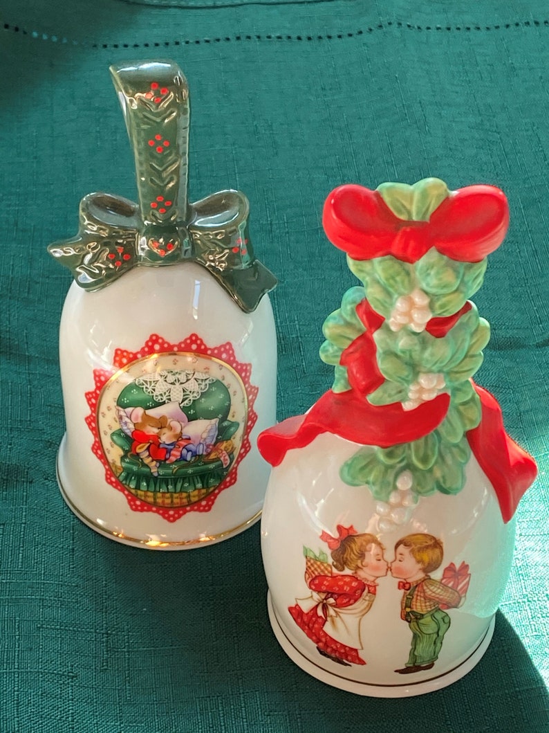 Avon Bells, Vintage Christmas Bells, Avon Collectible Bell, Holiday ...