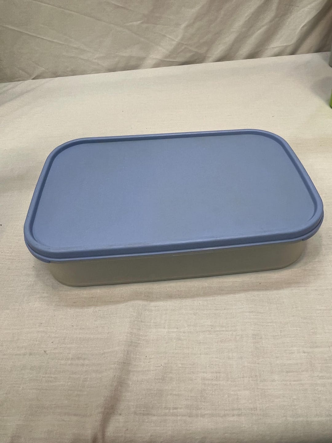 Vintage Tupperware Modular Mate, Storage Container With Country Blue ...