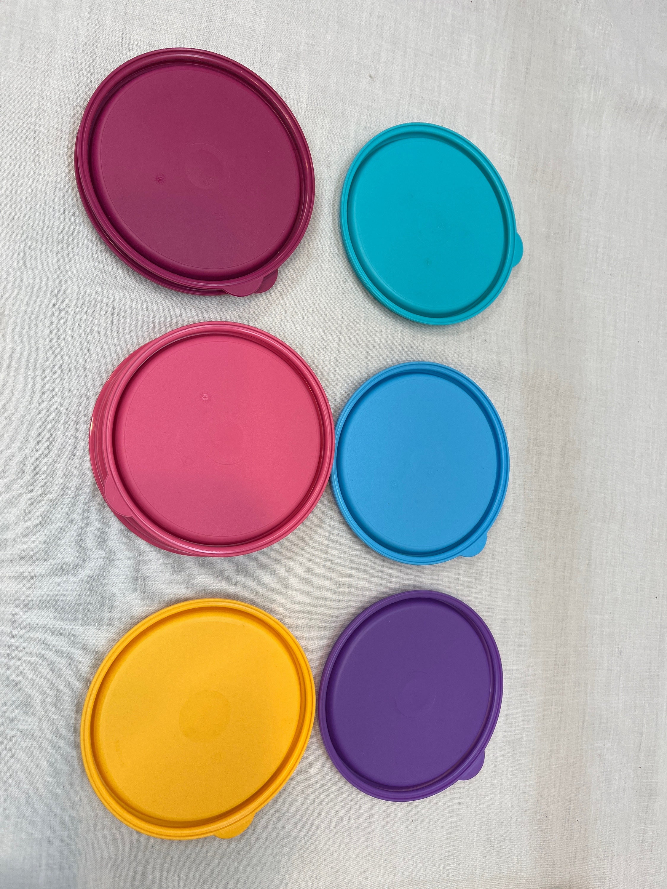 Tupperware Lids, Number 5227A Tupperware Lids, Replacement Lids, Round ...