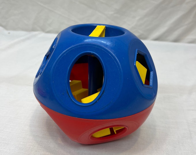 Vintage Tupperware Shape-o Ball, Kids Toy, Shape O Ball, Puzzle ...