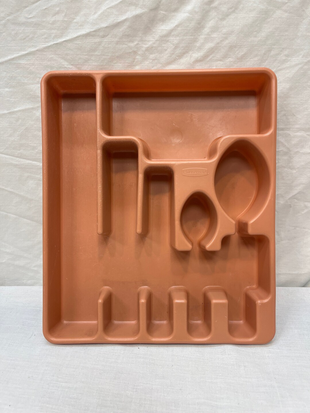 Rubbermaid Utensil Tray Silverware Tray, Peach Colored Tray Organizer ...