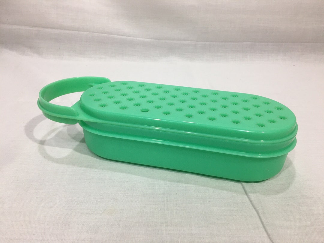 Vintage Tupperware Green Grater, Jade Green, Retro Tupperware, Cooking ...