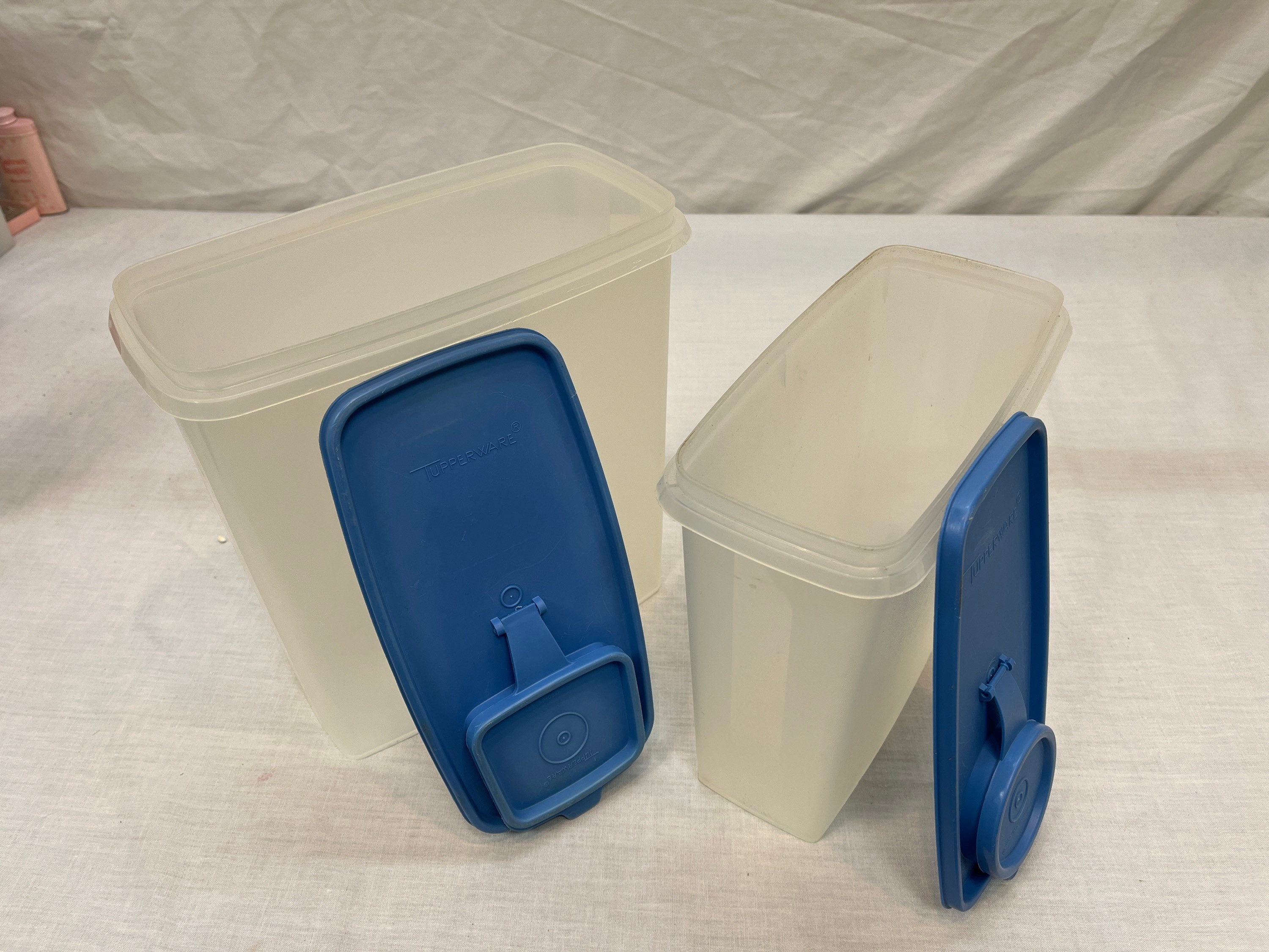 Vintage Tupperware Cereal Storage Container Pink Lid 469-5 - Etsy