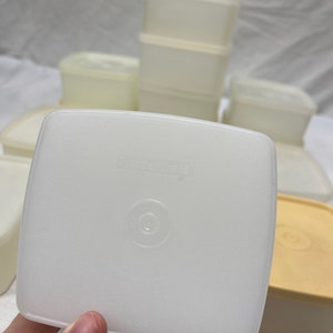 Vintage Tupperware Clear Pint Freezer Containers, Retro Tupperware, - Etsy