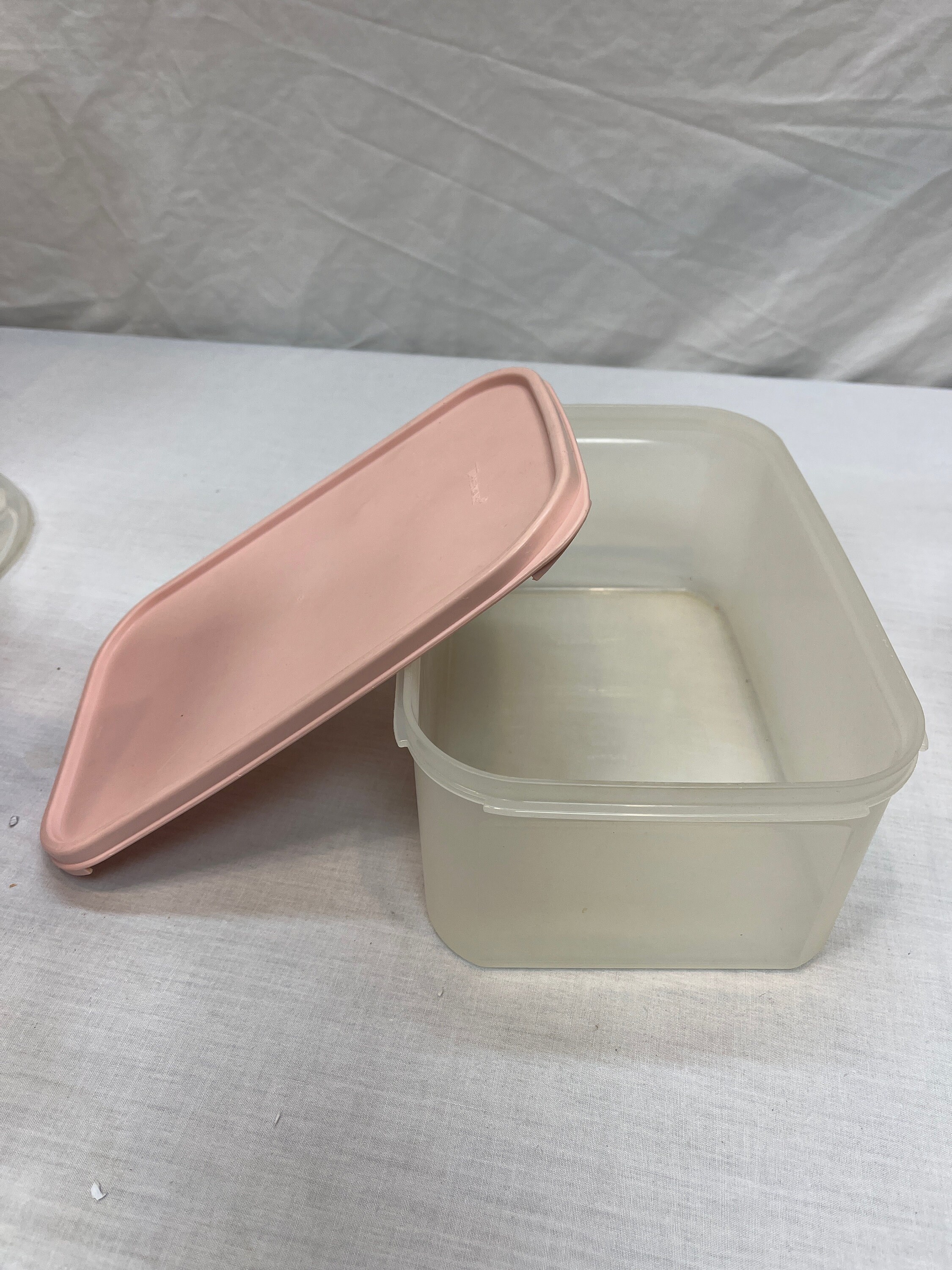 Vintage Tupperware Modular Mates, Storage Container With Pink Lid, 18 ...