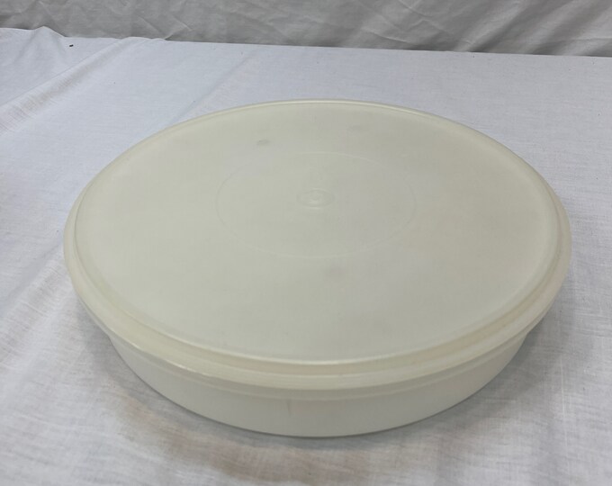 Vintage Tupperware Round Cupcake Carrier or Cookie Storage , Retro ...