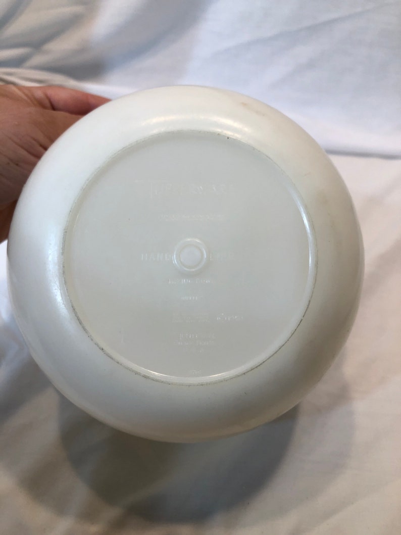 Vintage Tupperware White Bowl With Lid, Number 271-1 With Lid, Retro ...