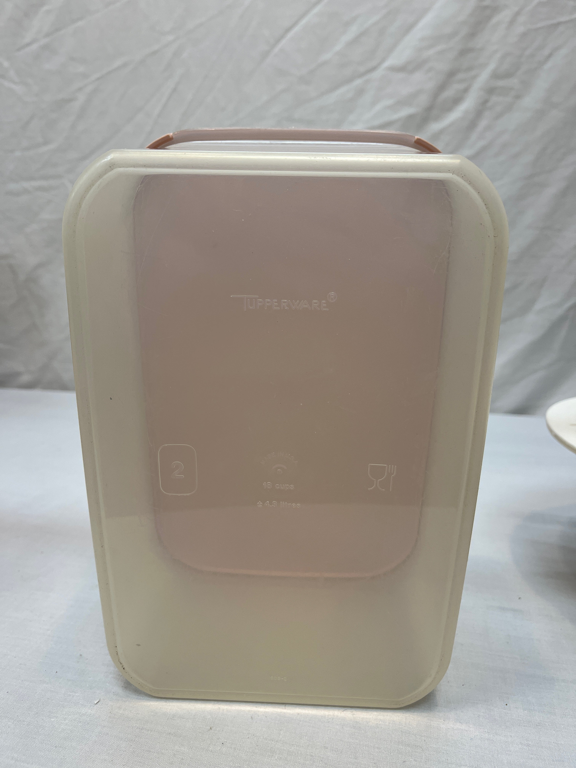 Vintage Tupperware Modular Mates, Storage Container With Pink Lid, 18 ...