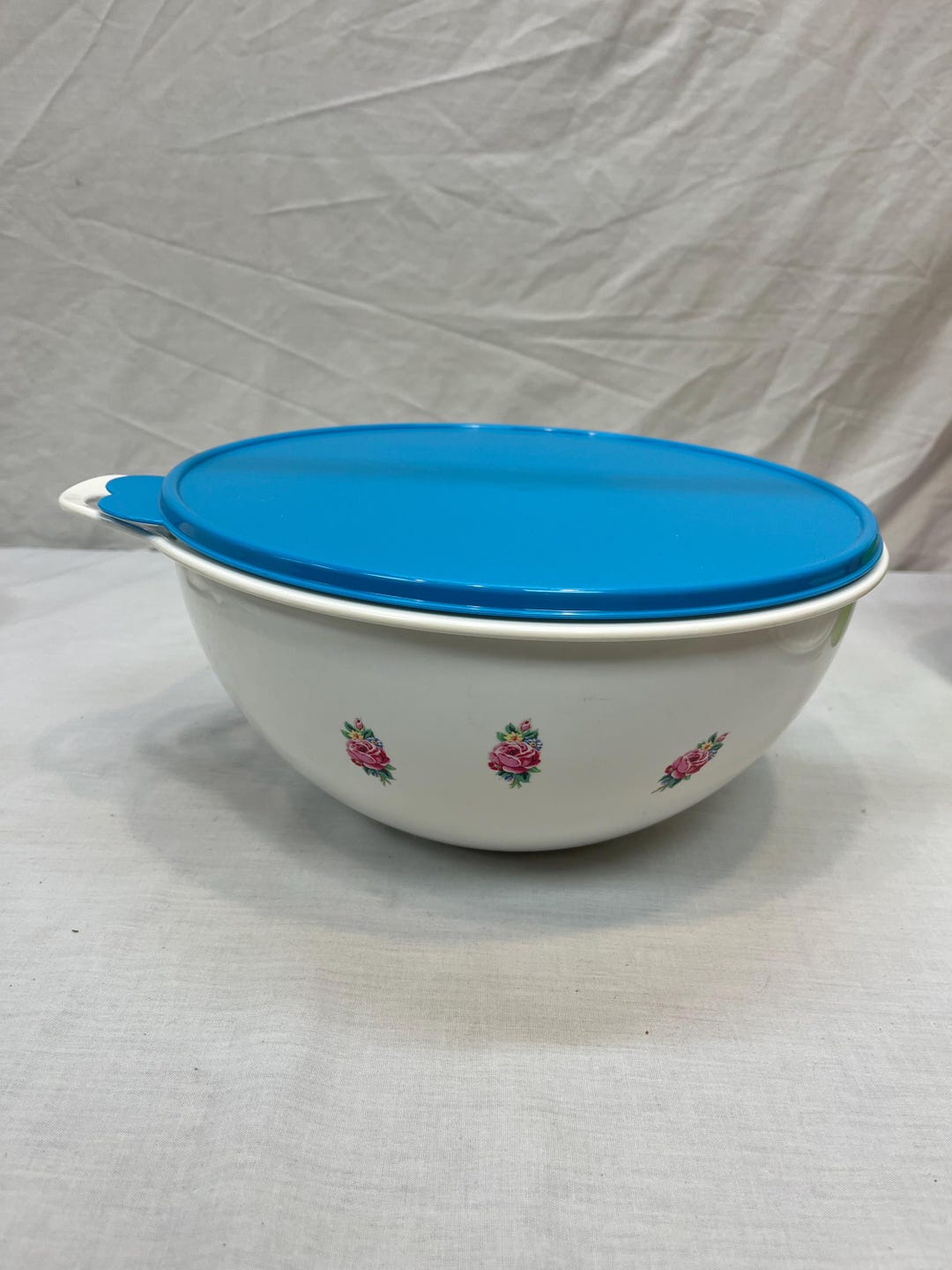 Tupperware Thatsa Bowl With Blue Lid, Number 2539b-3with Lid, Retro ...