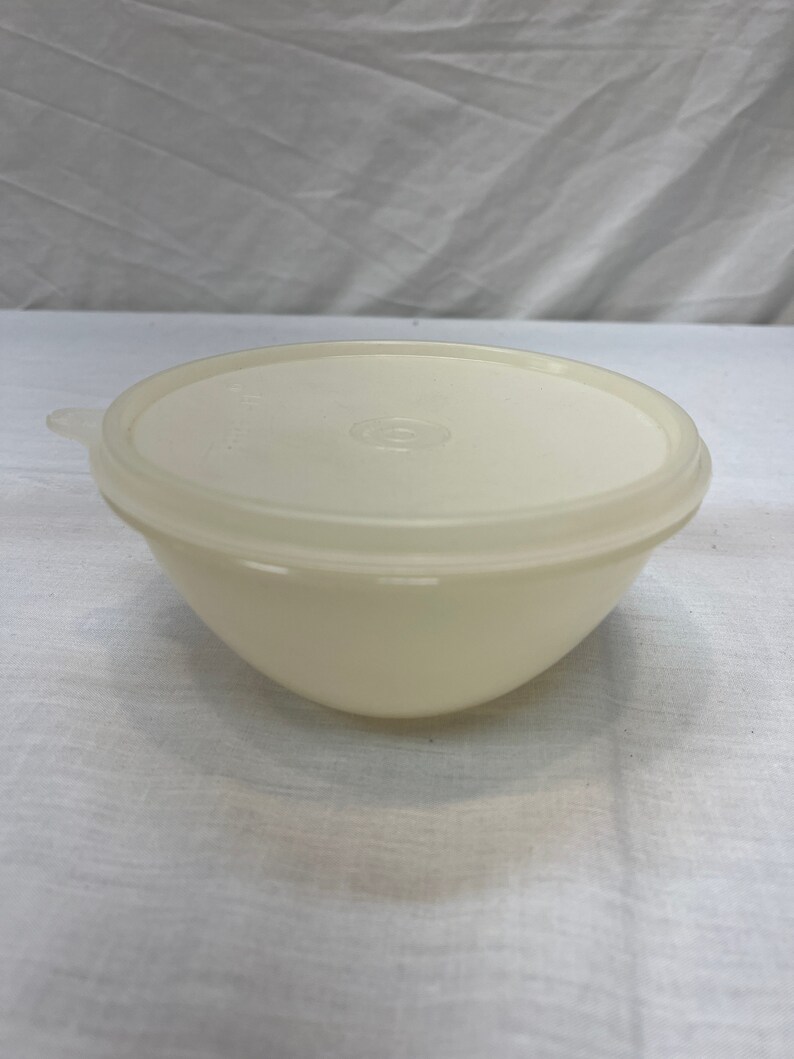 Vintage Tupperware Clear Bowl With Lid Number 233-1with Lid - Etsy