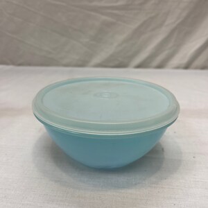 Vintage Tupperware Blue Bowl With Lid, Number 234-10 With Lid, Retro ...