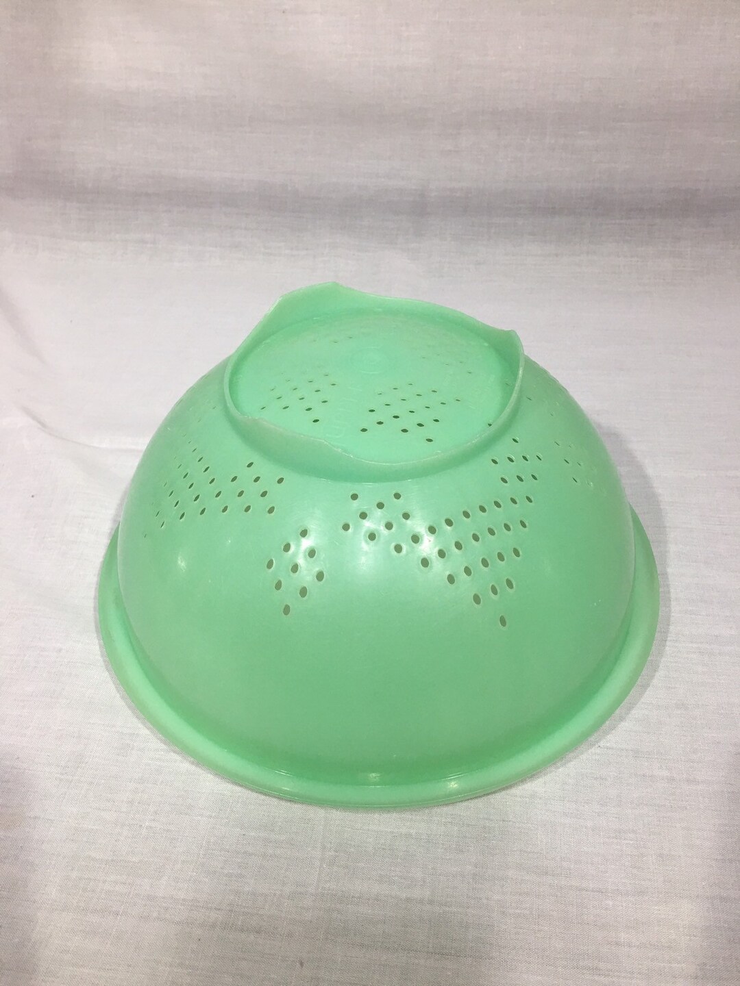 Vintage Tupperware Colander or Strainer, Green Colander, Jade Green ...