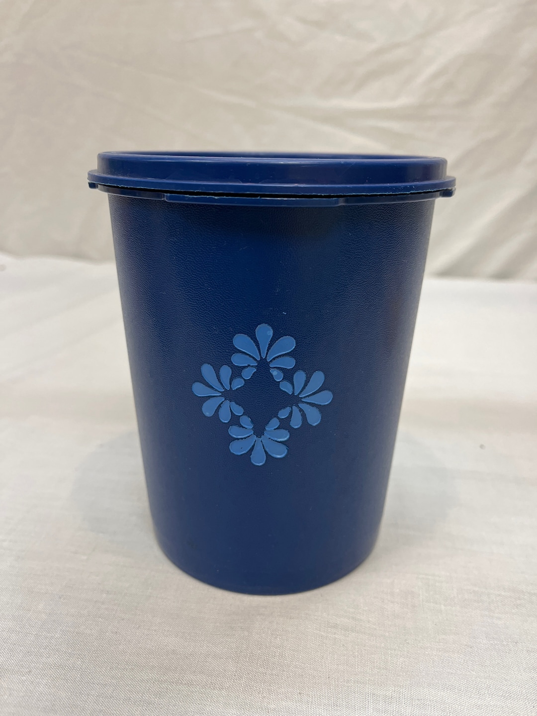 Vintage Tupperware Canister, Blue, Dark Blue, Storage, Canister, 811 - Etsy