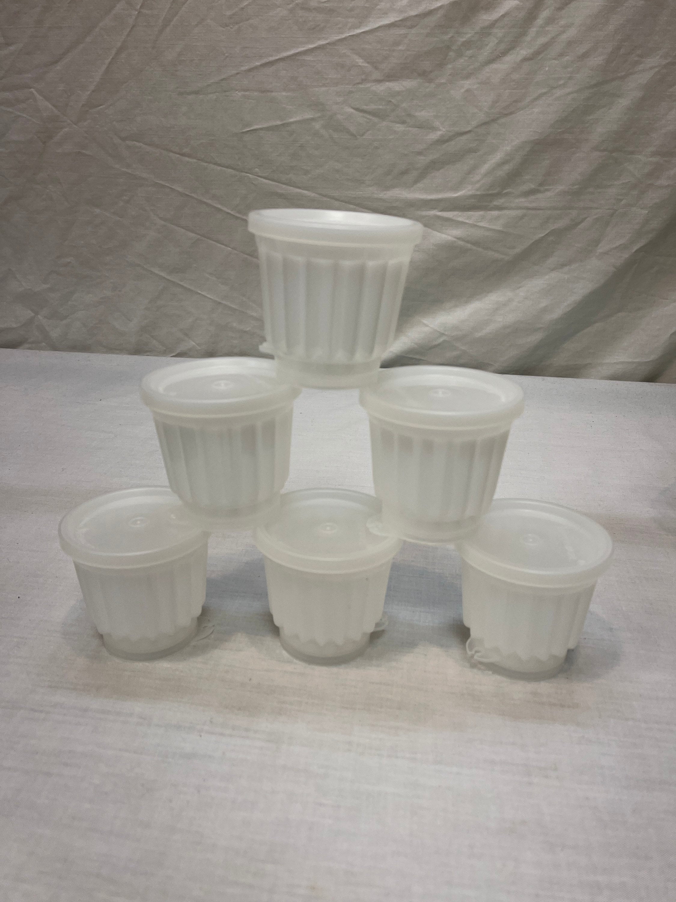 Vintage Tupperware Set of 6 Jello Molds Mold With Lid Retro - Etsy