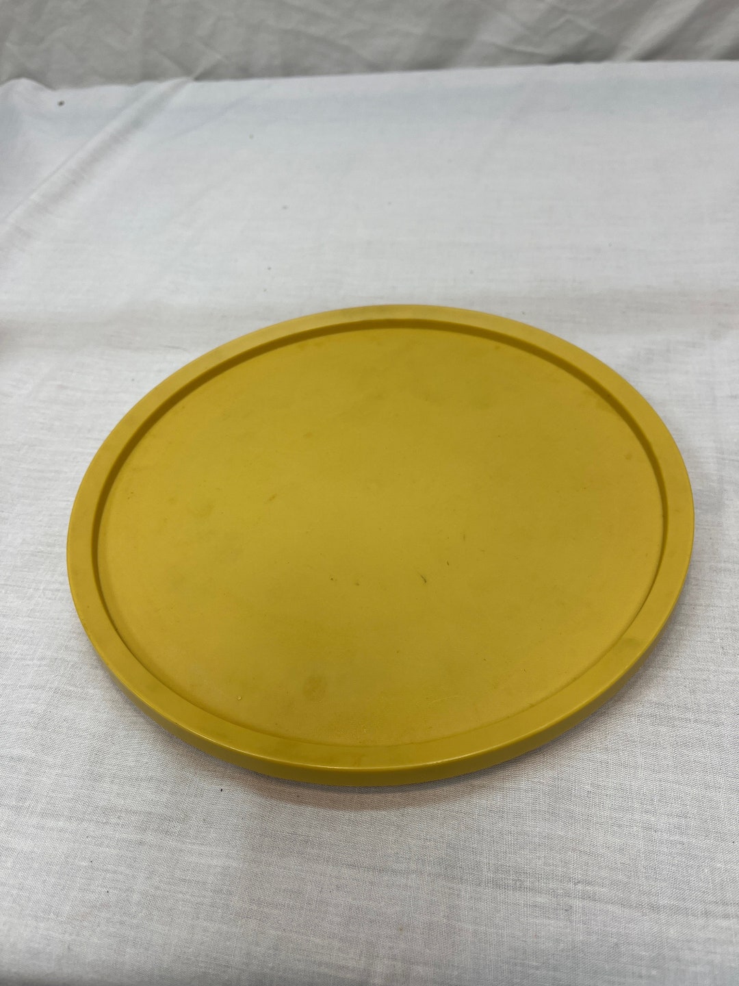 Vintage Rubbermaid Lazy Susan, Turn Table, Tan Lazy Susan, Party Plan ...