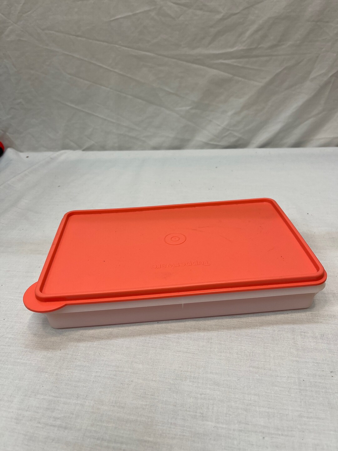 Vintage Tupperware Deli, Bacon Food Storage 794-8, White Container With ...