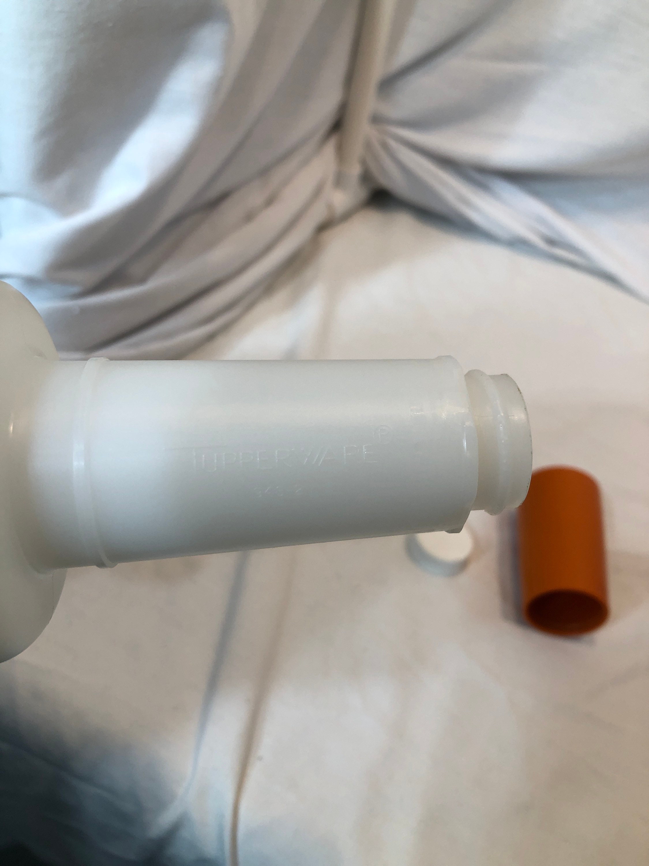 Tupperware Rolling Pin, Fillable Rolling Pin, Orange Handles ...