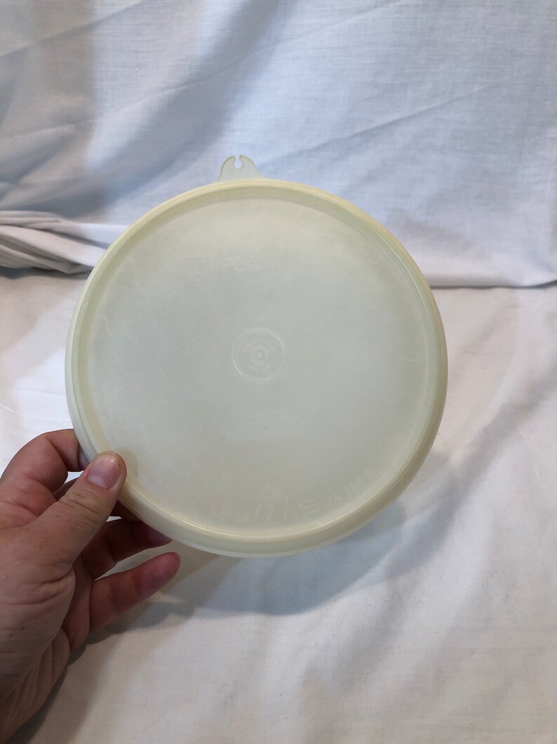 Vintage Tupperware White Bowl With Lid, Number 271-1 With Lid, Retro ...