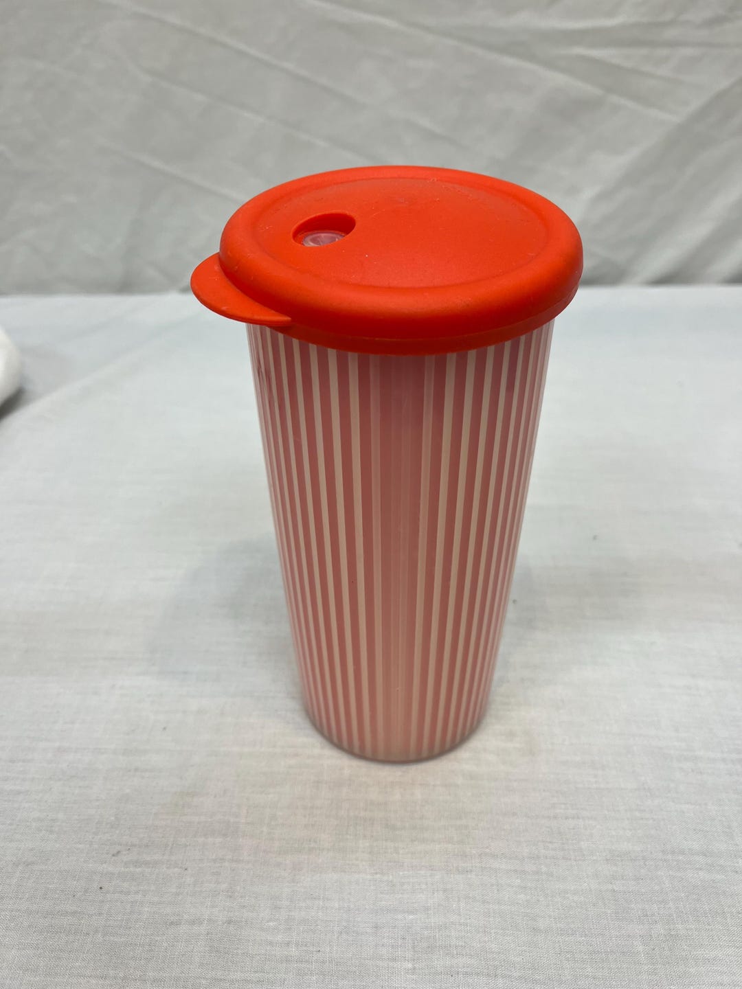Vintage Tupperware Tumbler, Insulated Tumbler, 24 Oz, Dark Orange - Etsy