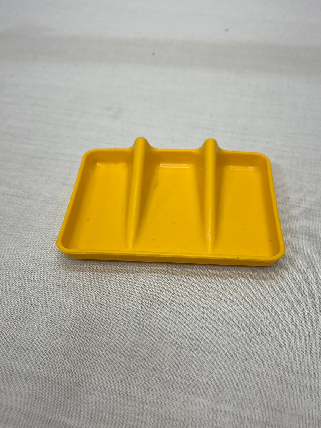 Vintage Tupperware Soap Dish Tray, Scouring Pad Holder, Yellow - Etsy