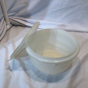Vintage Tupperware White Bowl With Lid, Number 271-1 With Lid, Retro ...