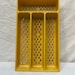 Mesh Plastic Mesh Utensil Tray, Silverware Tray, Yellow Color Tray ...